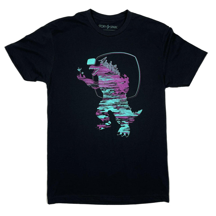 Virtual Reality Monster Graphic T-shirt for Gamers and Zilla Fans ...